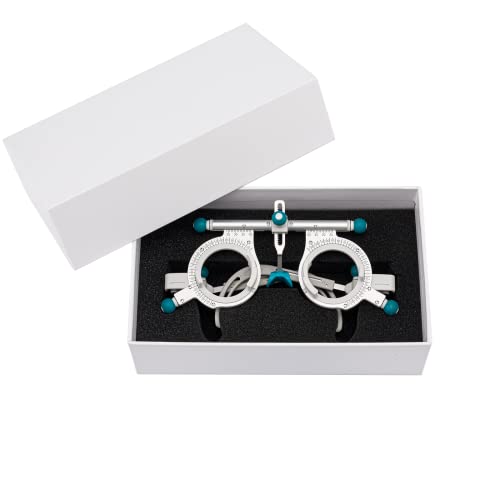 Aist Optics Adjustable Trial Lens Frame Optometric Universal Optical Trial Frame, 50g Ultralight Optometry Test Lens Titanium Optical Test Eyepiece, AS SHOW, AS SHOW