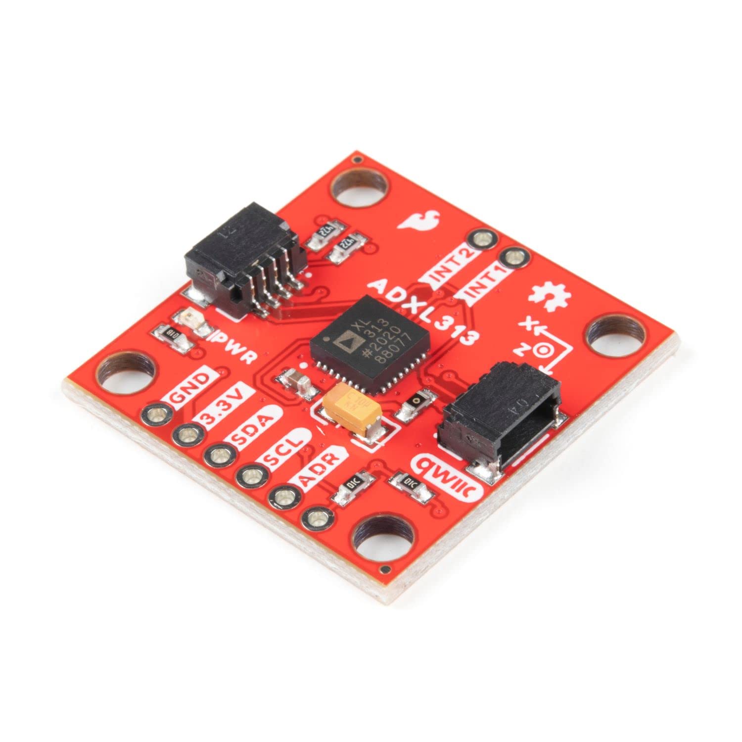 SparkFun Triple Axis Digital Accelerometer Breakout - ADXL313 (Qwiic) - Low Cost Low Power Up to 13-bit resolution-3-axis Accelerometer w/a 32-Level FIFO Stack Capable of Measuring up to Âą4g
