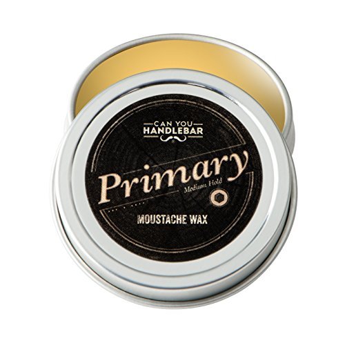 Can You Handlebar Moustache Wax for Men, Extra Strong Hold and Medium Hold Styling Balm, Unscented Natural Beeswax, Grooming Products Set of 2, 1 oz Tin Each