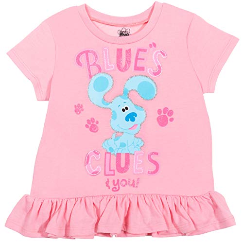 Nickelodeon Blue's Clues Toddler Girls Graphic T-Shirt French Terry Shorts Set Pink 2T