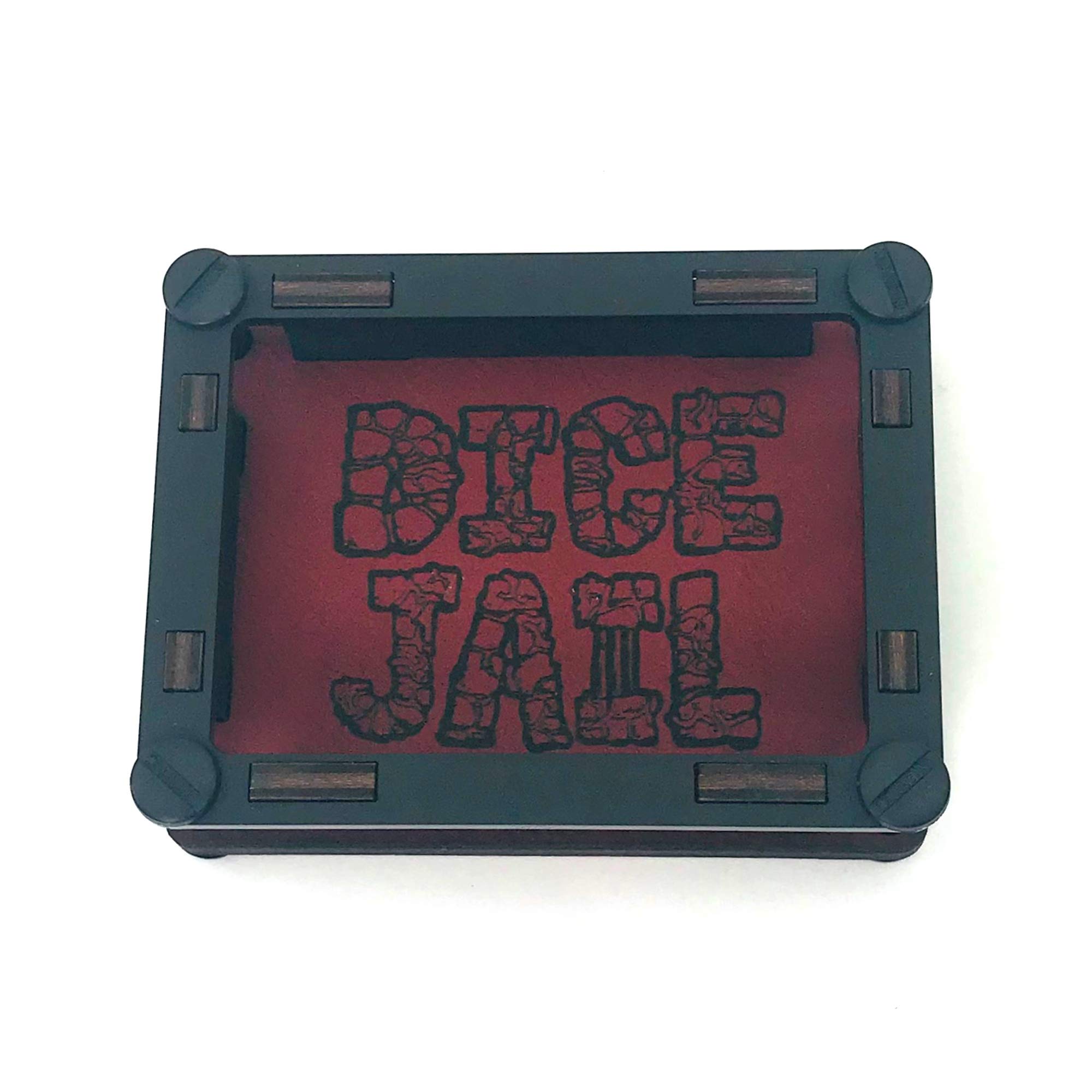 C4Labs-DICE Jail for Shaming Misbehaving dice-Color Options (Red/Black)