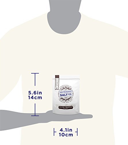 5 oz. Resealable Pouch - Authentic Italian Black Truffle Salt by San Francisco Salt Company