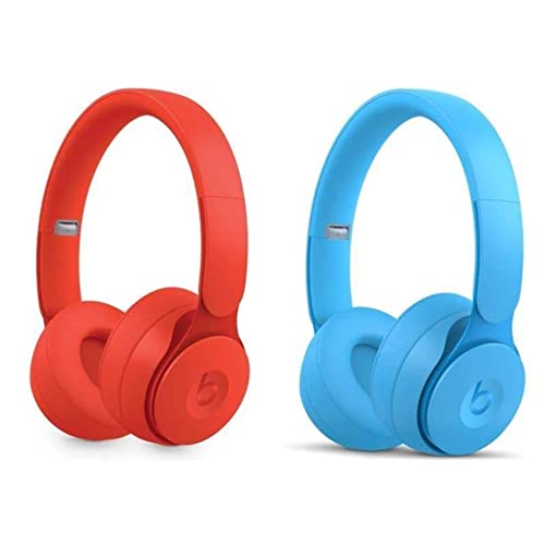 Beats Solo Pro Wireless NC On-Ear Headphones - More Matte Collection Light Blue (Renewed Premium)