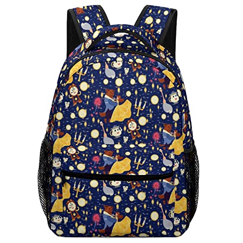 AllAnime Beauty Backpack Beast for Girls Boys Women Men School Work Gifts