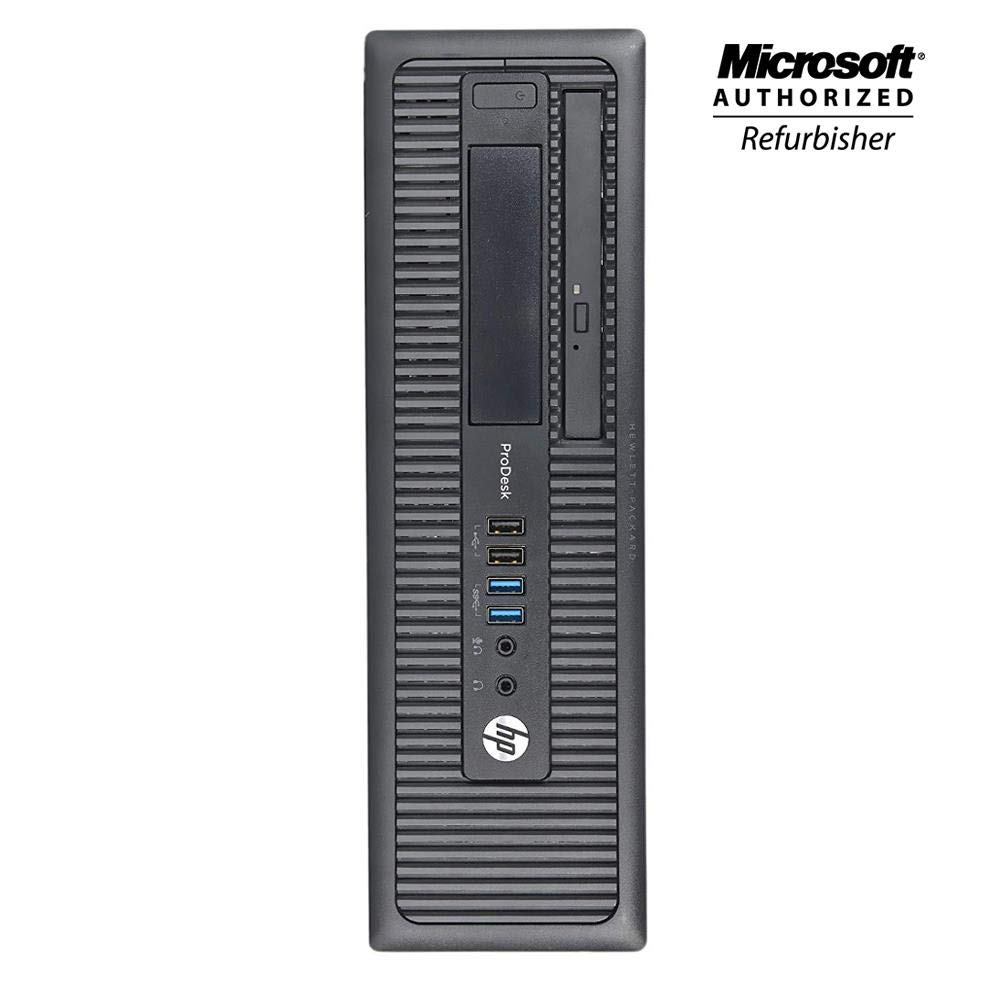 HP ProDesk 600 G1 SFF Desktop PC - Intel Quad Core i5 4570 3.2Ghz 8GB DDR3 RAM, 500GB, DVD, Display Port, USB 3.0, VGA, Keyboard, Mouse, WiFi Adapter, Windows 10 Pro(Renewed)