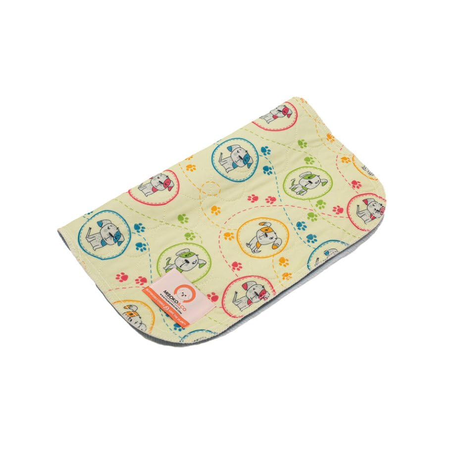 Washable Pee Pads for Dogs and Cats - Reusable Puppy Pads for Training, Super Waterproof Mat for Dog Play, Anti Slip Pad for Crate Indoor, 31.5 x 55.12 inch, 1pcs, Puppies