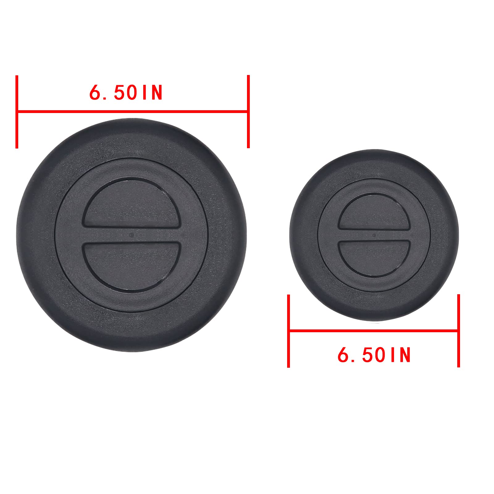 Bed Plug Cover Kit Compatible with 2014-2019 Dodge Ram 2500 3500 Pickups Replacement 68225506AA,Hitch Covers for Truck with 5th Wheel/Gooseneck Towing Setups/Trailer Tow Cover,Vanshly