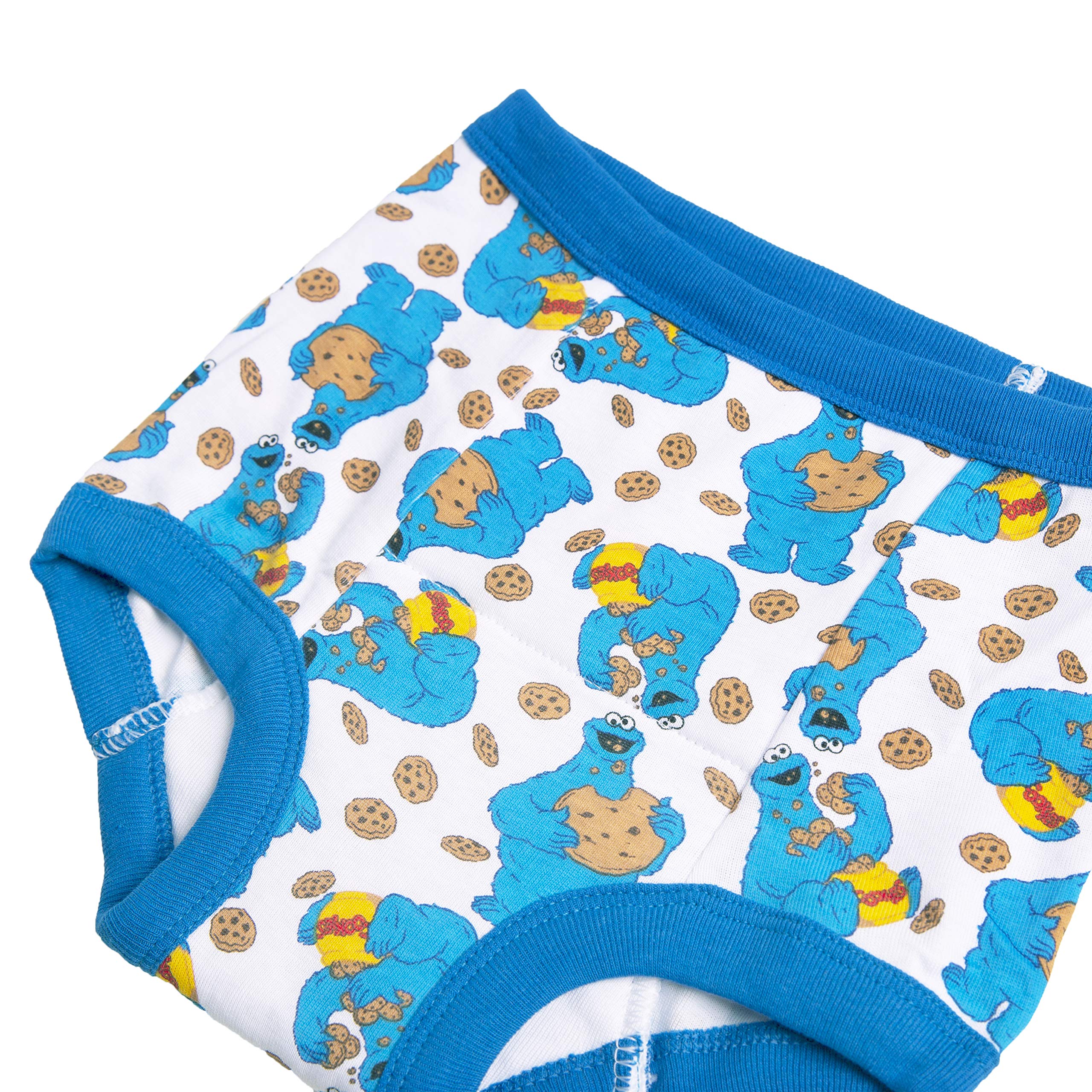 Sesame Street Unisex Baby With Elmo, Cookie Monster And Big Bird Includes Stickers Success Chart Sizes 18m, 2t, 3t, 4t Potty Training Pants Multipack, 10-pack Training Pant_a, 3T US