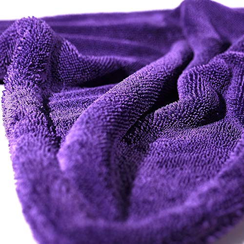 Maxshine - Giant Car Drying Towel, Rinse Free Microfiber Towel for Car Detailing, 24x36 Inch, Extra Thick 1200 GSM, Double Sided, Large Microfiber Towels for Car Drying, Plush Car Wash Towels