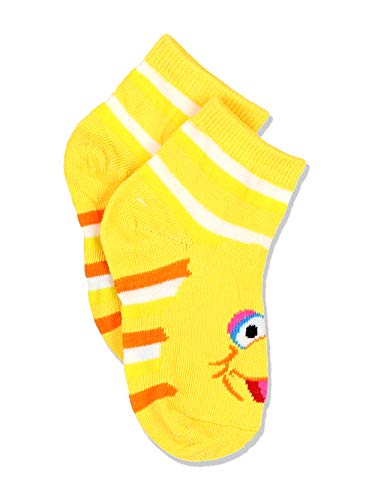 Sesame Street Baby-Boys Multi pack Socks, 6 Pack, Stripes Quarter 6 Pk, 12-24 Months