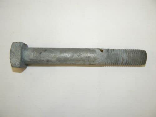 7/8"-9 x 7 1/2" Galv. Square Head Machine Bolts - Lot of 5 Pcs. HQ