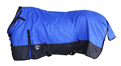 CHALLENGER 74" 1200D Turnout Rain Horse Sheet Light Winter Blanket Gusset 365G