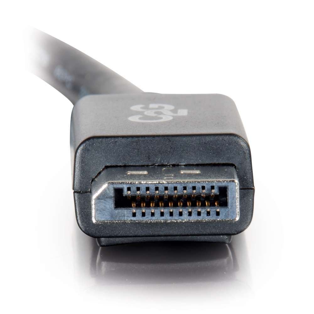 C2G Legrand DisplayPort 1.2, Male to Male Displayport Cable, Black Display Port Cable, 6 Foot Digital Display Cable, Displayport 8k UHD, 1 Count, C2G 54401