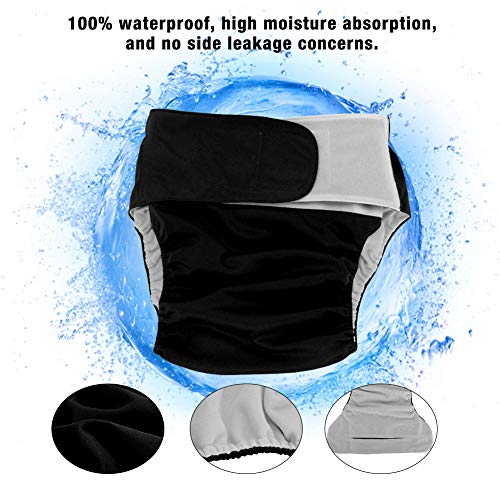 Diapers for Adults, 1pc Diapers Adjustable Cloth Diaper Covers Washable and Reusable for Elderly Incontinence Anti-Leakage Panties