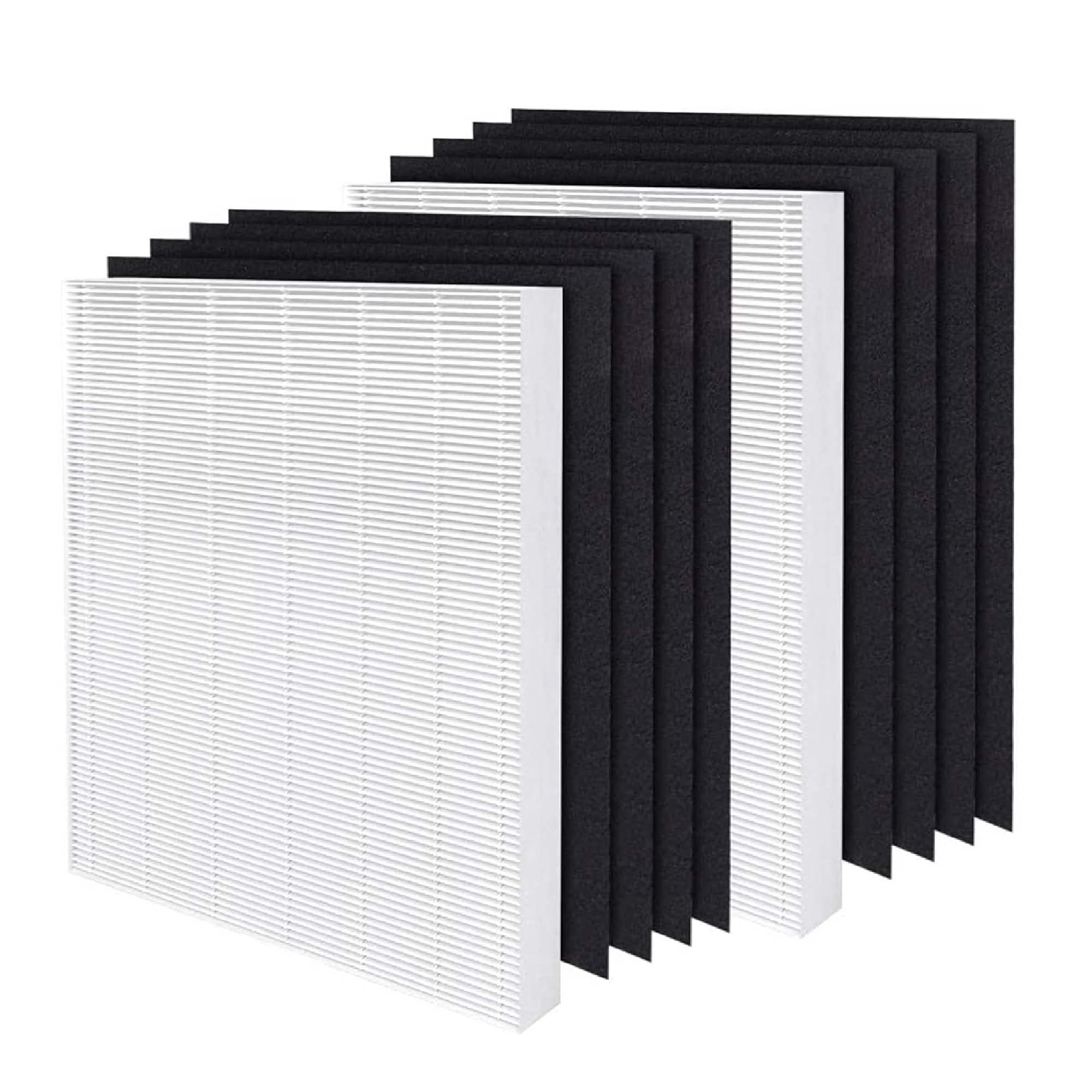 C545 Filter S Replacement Compatible with Winix C545 Replacement Filter, Pack of 2 True HEPA Filter + 8 Activated Carbon Filters. Replaces Winix C545 Filter, Winix Filter S (1712-0096-00)