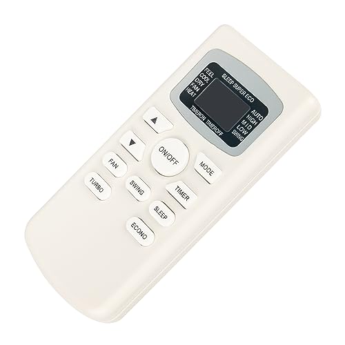 ALLIMITY GYKQ-34 Replaced Remote Control Fit for Soleus TM-PAC-08E3 Air Conditioner and Black Decker BPACT10WT BPACT12WT Room Air Conditioner