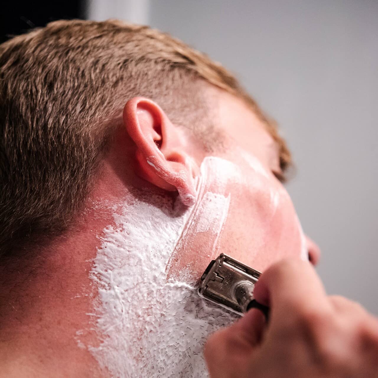 MNSC Unscented Artisan Small Batch Shave Soap for a Naturally Better Shave - Smooth Shave, Hypoallergenic, Prevent Nicks, Cuts, and Razor Burn, Handcrafted in USA, All-Natural, Plant-Derived.