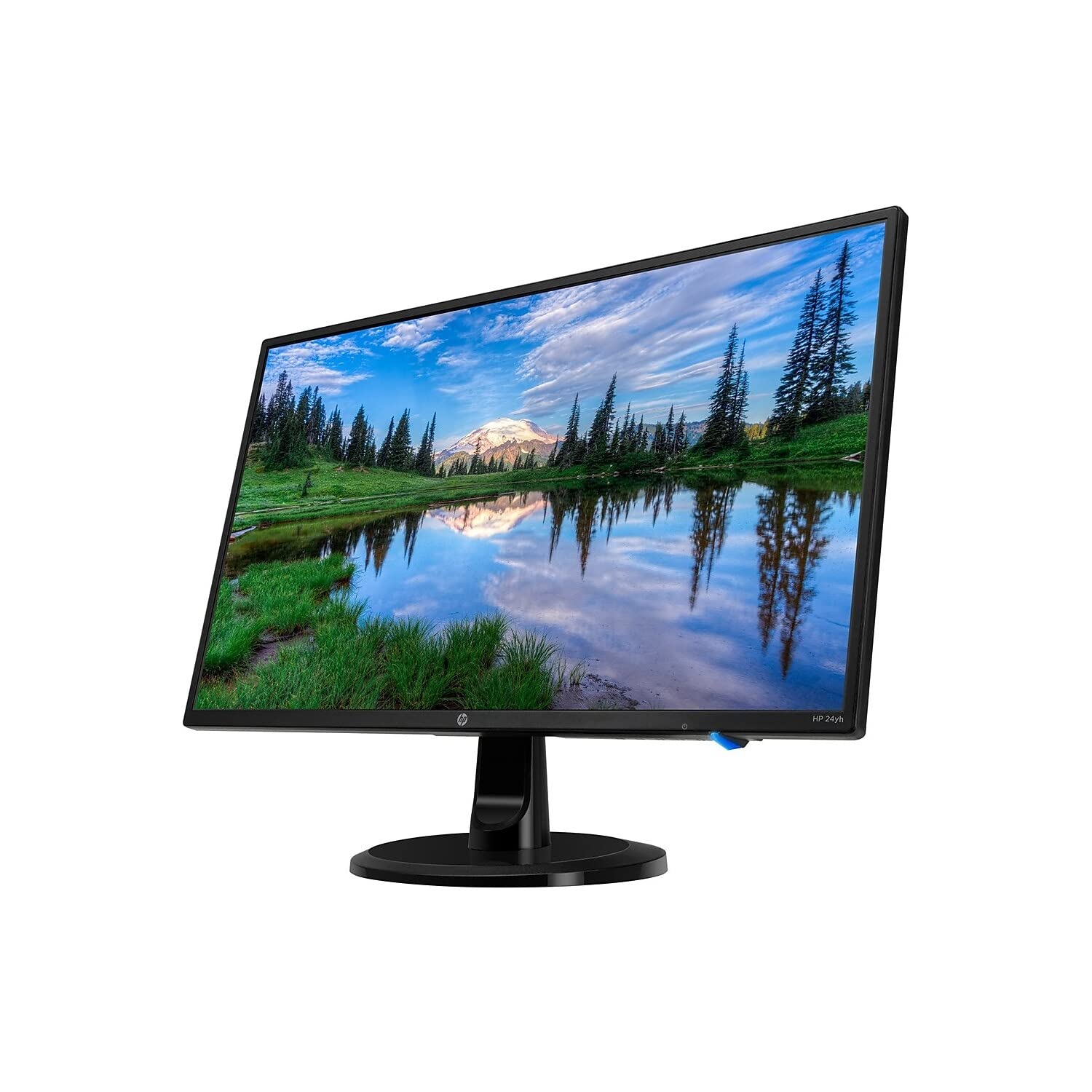 HP 24-Inch FHD IPS Monitor with Tilt Adjustment and Anti-glare Panel (24yh, Black) - 3AU73AA#ABA