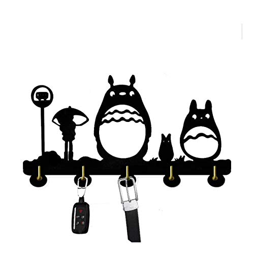 SQINAA Wall Decor Hooks,Cartoon Anime Household Door Decor Hooks, Multi-Function Wall Hook Keys Holder for Coat Bags Clothes