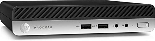 HP ProDesk 400 G5 Mini Desktop, Intel 9th Gen Core i5-9500T, 8GB RAM, 256GB SSD, Windows 10 Pro (Renewed)