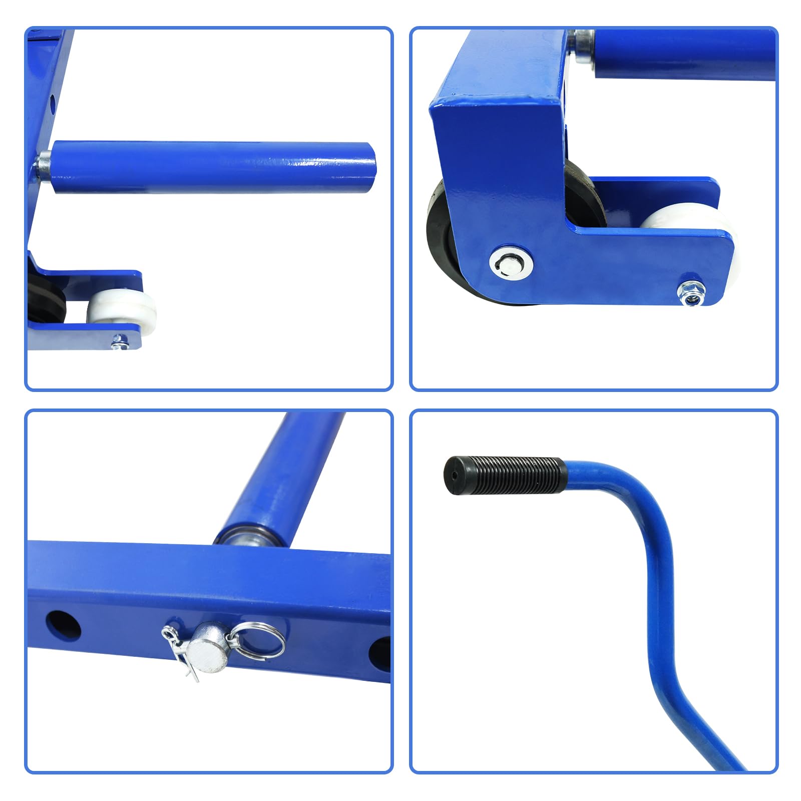 500 lbs Tire Moving Cart Tool | Adjustable Tire Dolly | Tire Lift for Workshop and Garage
