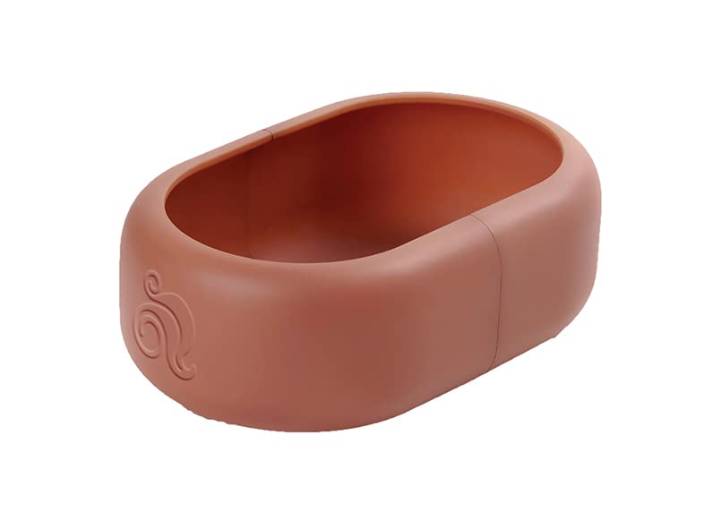 Komodo Smart Dish | Deters Non-Jumping Live Food from Escaping | Accommadates Many Sizes of Lizards and Aquatic Pets