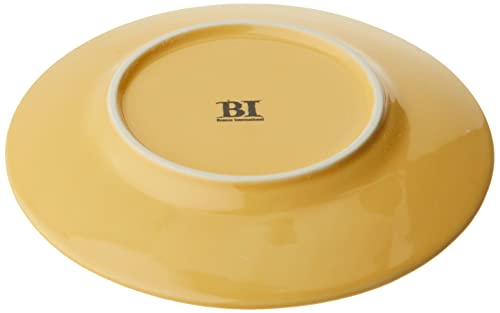 Boston International Embossed Stoneware Plate, 8-Inch Diameter, Honeycomb