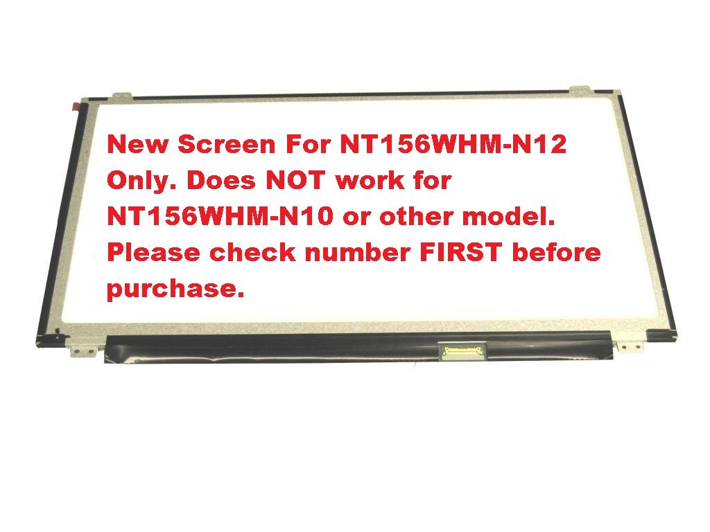 Boehydis Nt156whm-n12 Replacement LAPTOP LCD Screen 15.6" WXGA HD LED DIODE (Substitute Only. Not a ) (30 PIN)