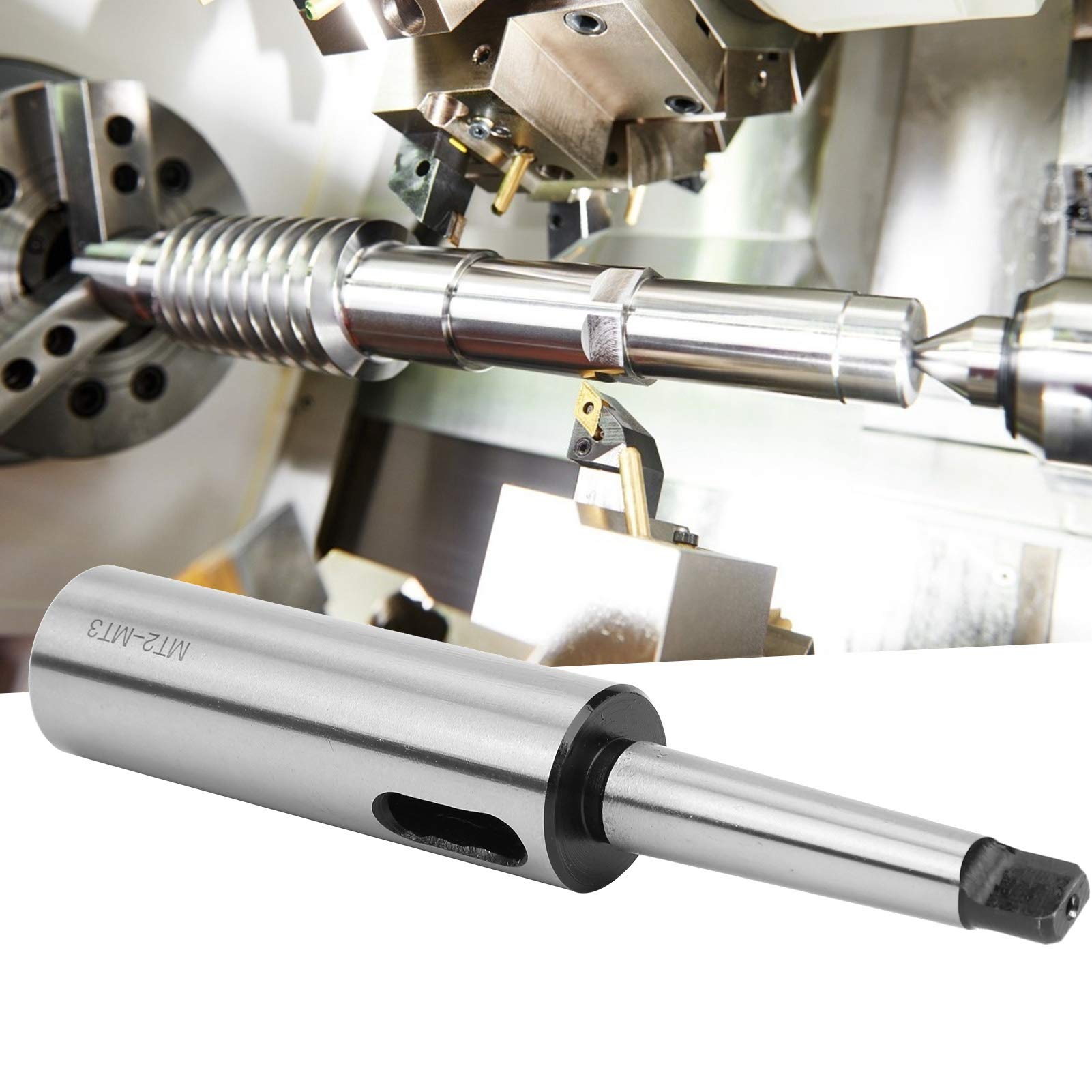 Taper Drill Sleeve High Speed Steel Reducing Adapter for Lathe Milling MT2 to MT3 for Morse Taper Shank Taper Shank Drills