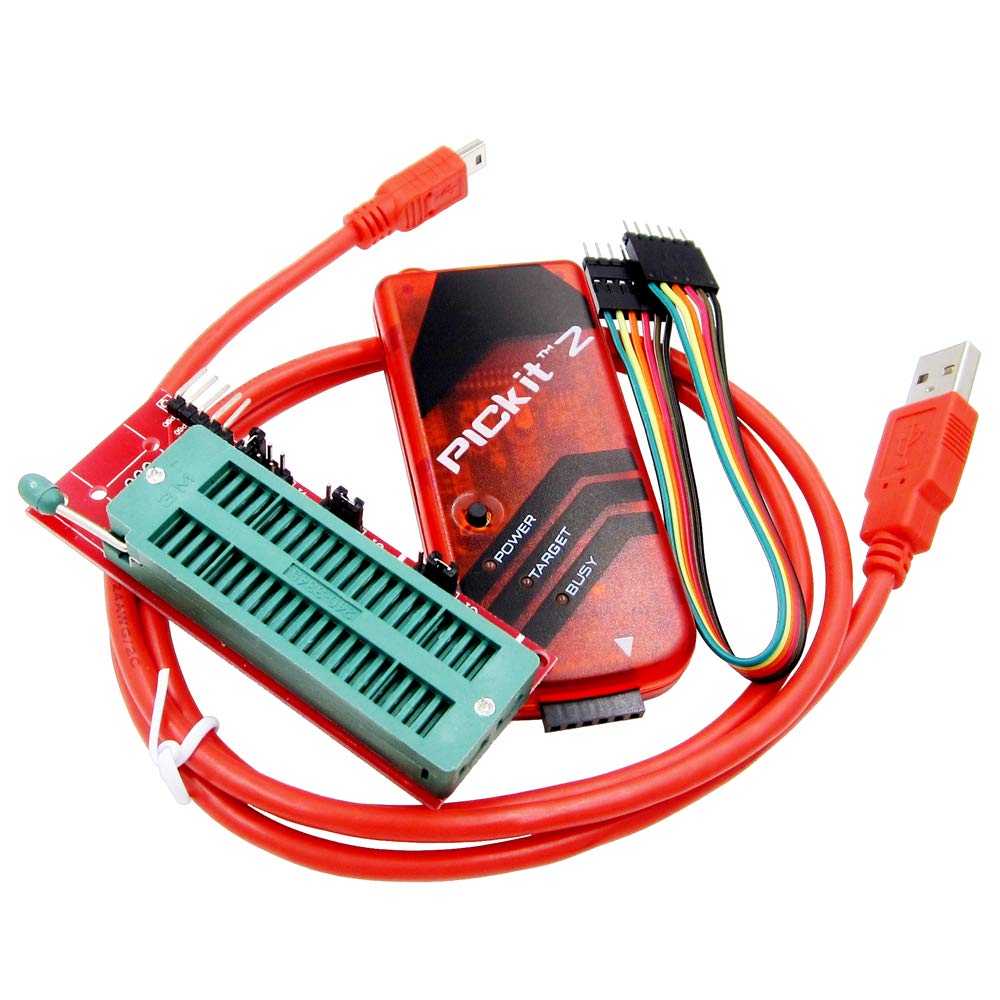Bolsen 1set PICKIT2 Programmer + PIC ICD2 PICKit 2 Programming Adapter Universal Programmer Seat