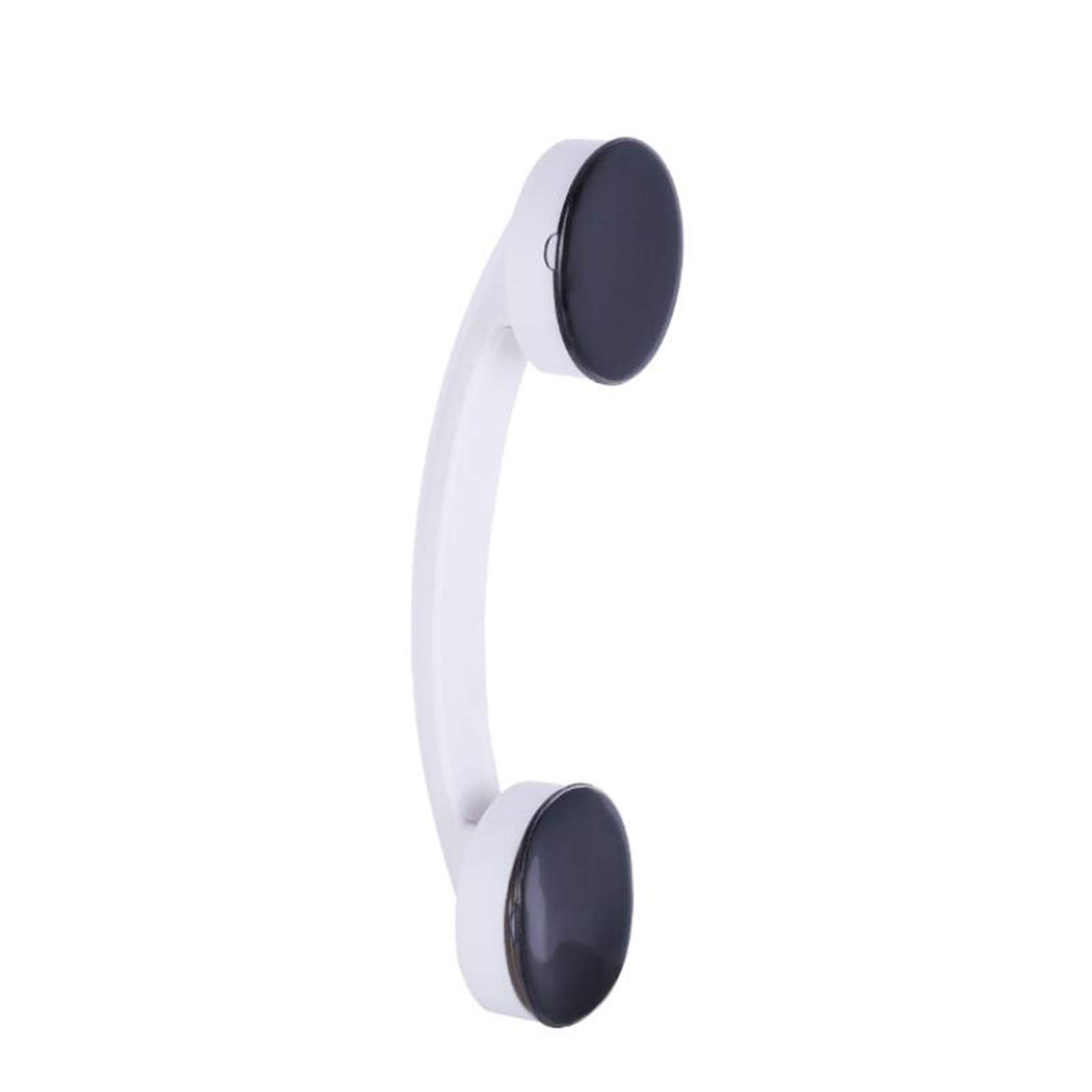 Grab Bar Suction Bathroom Handle Shower Balance Bar Safety Hand Rail Support Handicap Elderly Injury Senior Assist Bath Handle Non Skid White (Color : Silver)