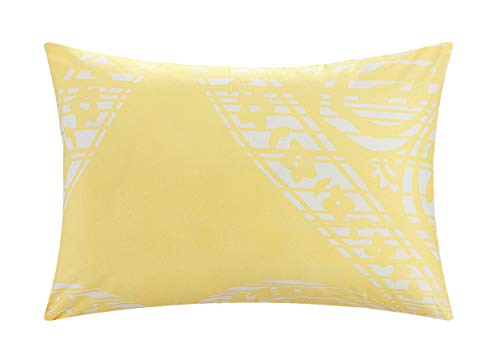 Chic Home 6 Piece Sicily Oversized Overfilled Comforter Set, Twin, Yellow