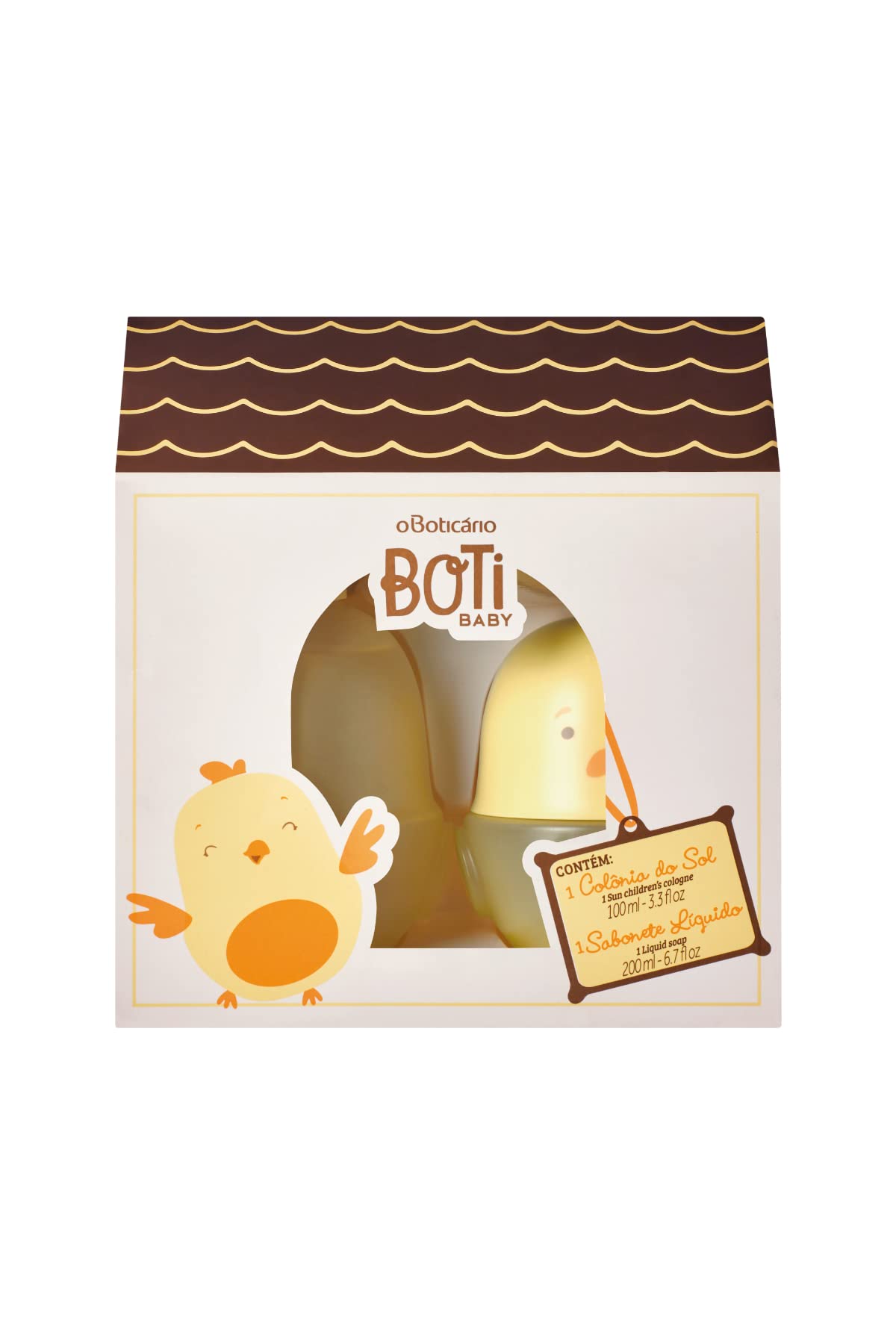 O BOTICARIO Boti Baby Sun Fragrance Gift Set, Relaxing Lavender Baby Perfume Spray & Baby Soap