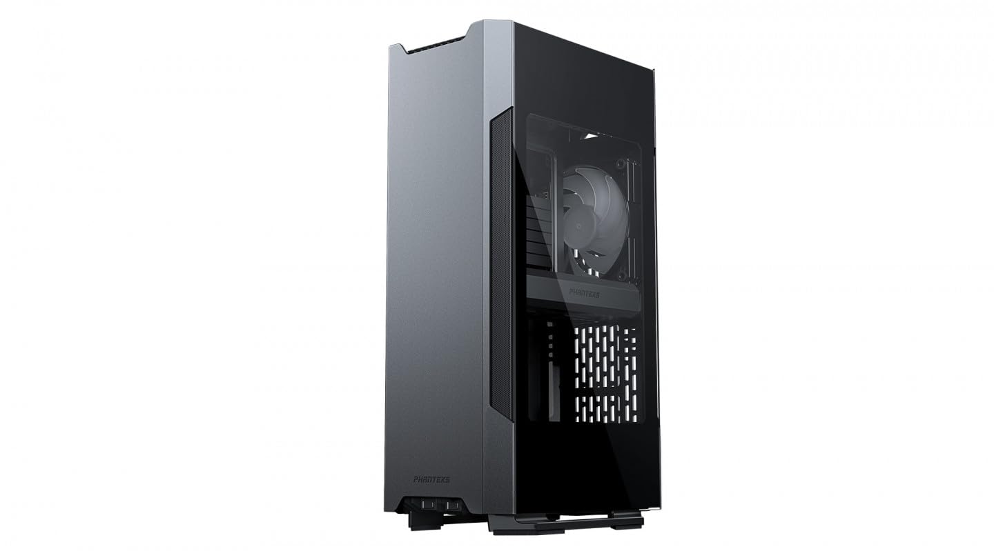Phanteks (PH-ES217E_AG02) Evolv Shift 2 Mini-ITX case, Tempered Glass Side Panels, Aluminum Panels, D-RGB, Anthracite Grey