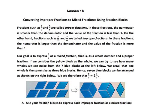 Developing Fractions Sense® B Class Set of 10 - Grade 4. A Concrete and Visual Approach to Fractions. Includes 10 Student workbooks, 10 Sets of Fraction manipulatives, Teacher Set and Answer Key.