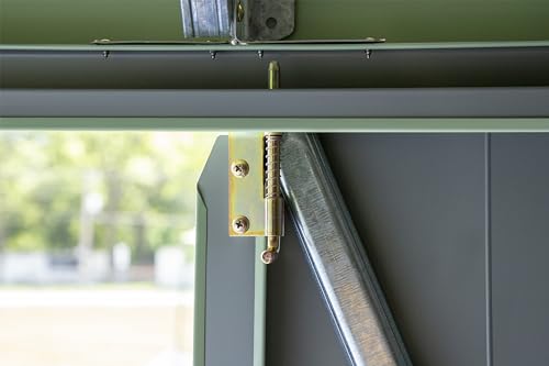 Arrow Select 10' x 8' Outdoor Lockable Steel Storage Shed Building, Sage Green