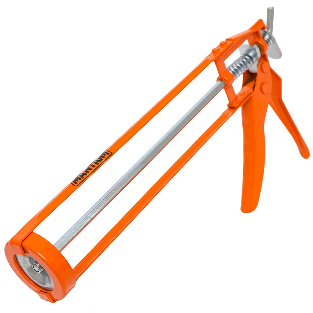Heavy Duty Caulk Gun for Construction and Home Improvement - Dripless Caulk Gun, Hand Caulking Guns, Caulking Gun, Caulk Gun for Silicone, Gun Caulk, Sealant Gun by Mantium