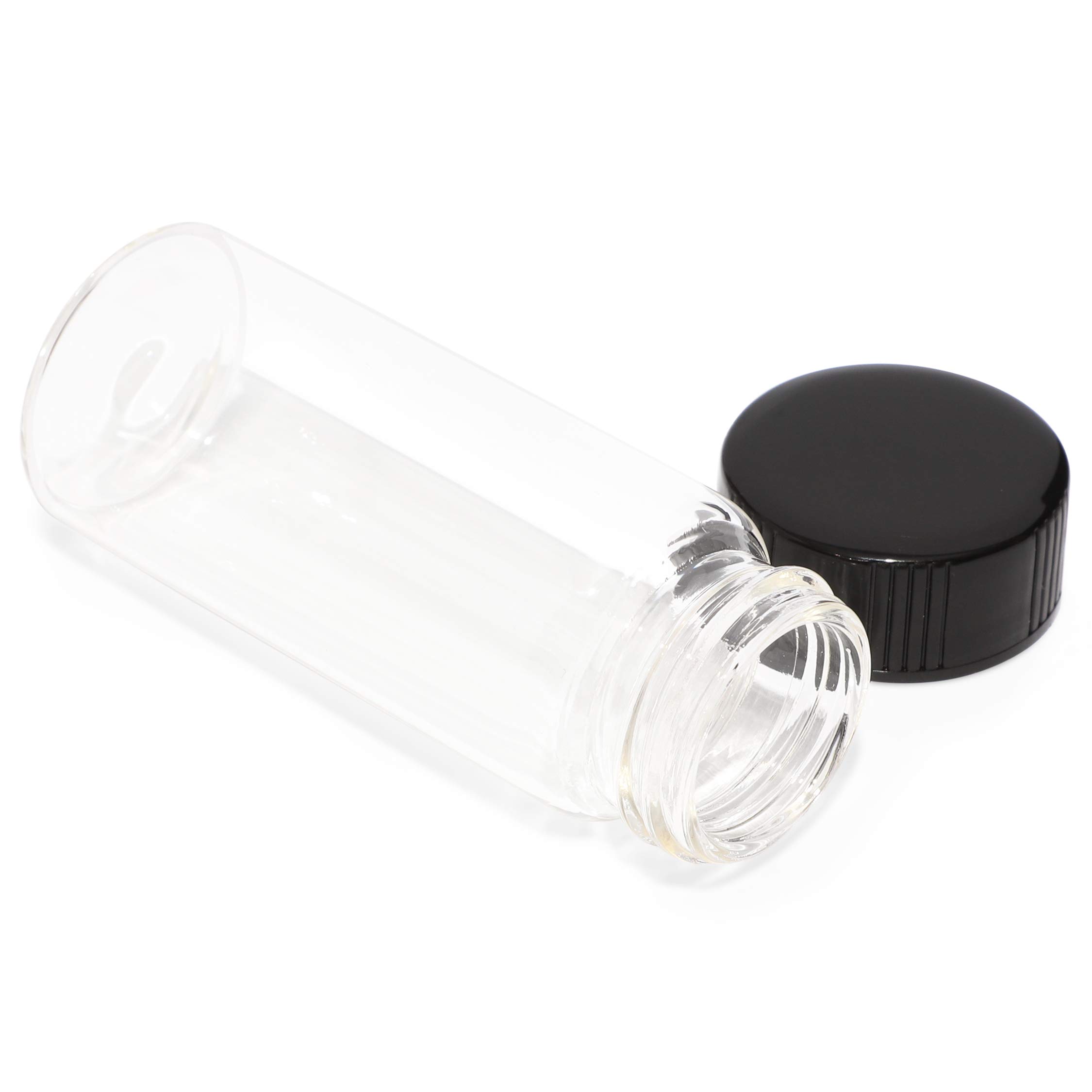 Juvale Clear Glass Empty Sample Bottles (0.7 Oz, 50 Pack)