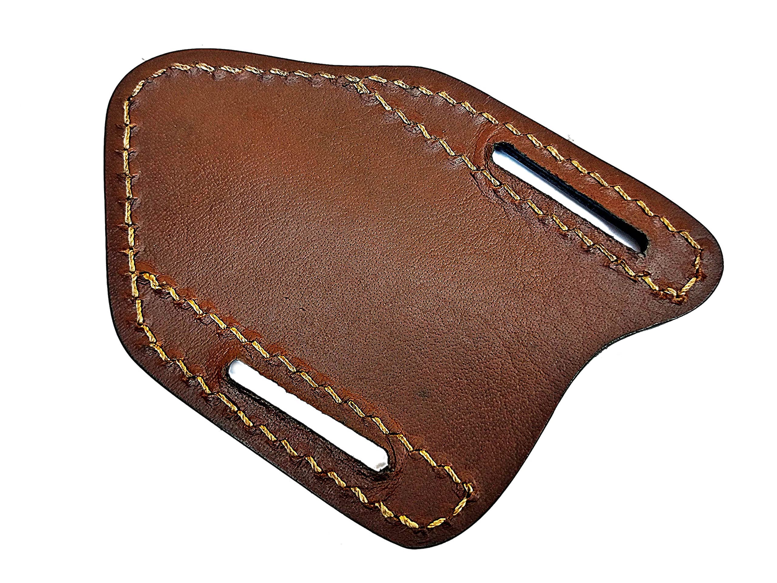 5" Long Handmade Leather Sheath for Folding Knife Pocket Knife Leather Sheath for 5"—6" Pocket Knife