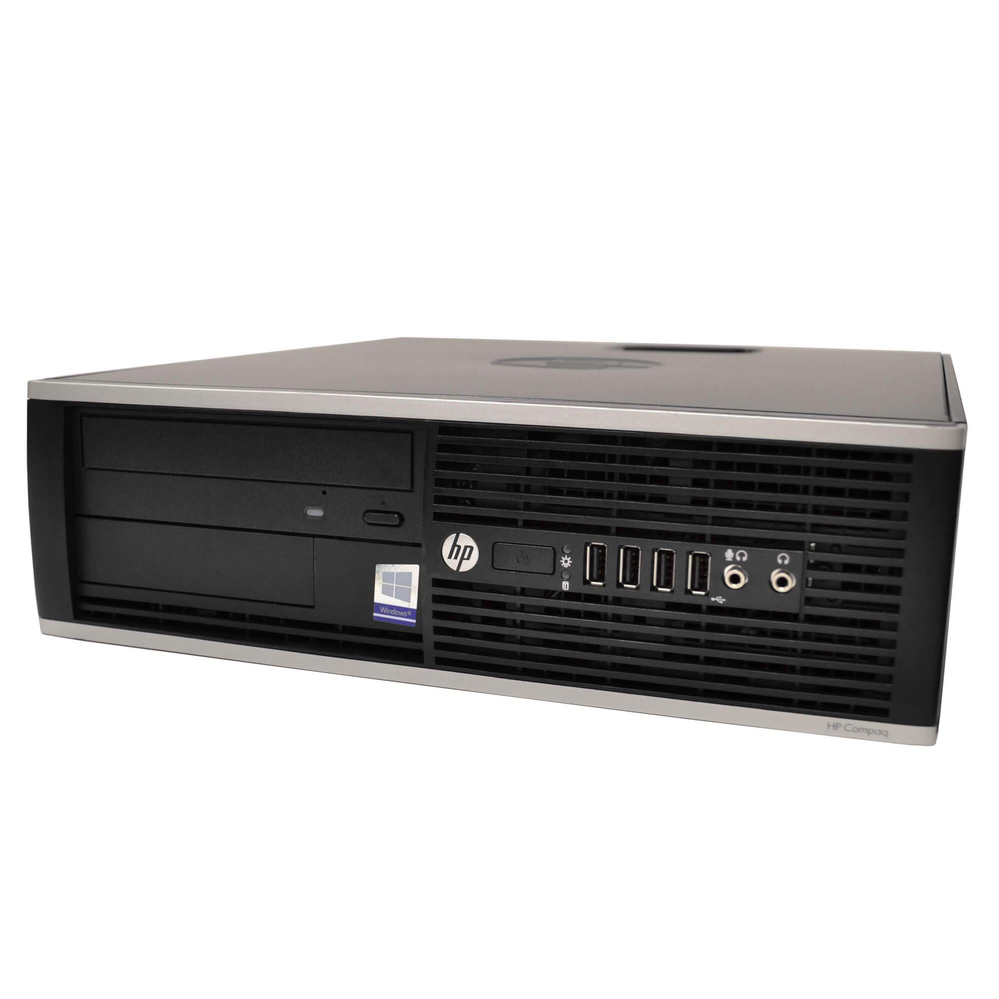 HP Premium Flagship 8200 Small Form Factor Business Desktop (Intel Quad-Core i5 3.1GHz, 8GB DDR3 RAM, 1TB HDD + 240GB SSD, DVD, VGA, DisplayPort, Windows 10 Professional) (Renewed)