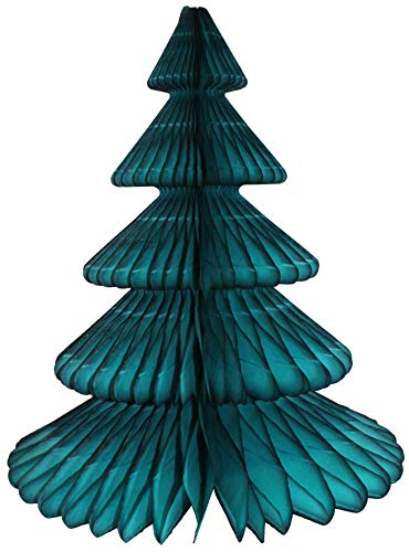 3-Pack 17 Inch Honeycomb Tree Decoration (Teal Green)