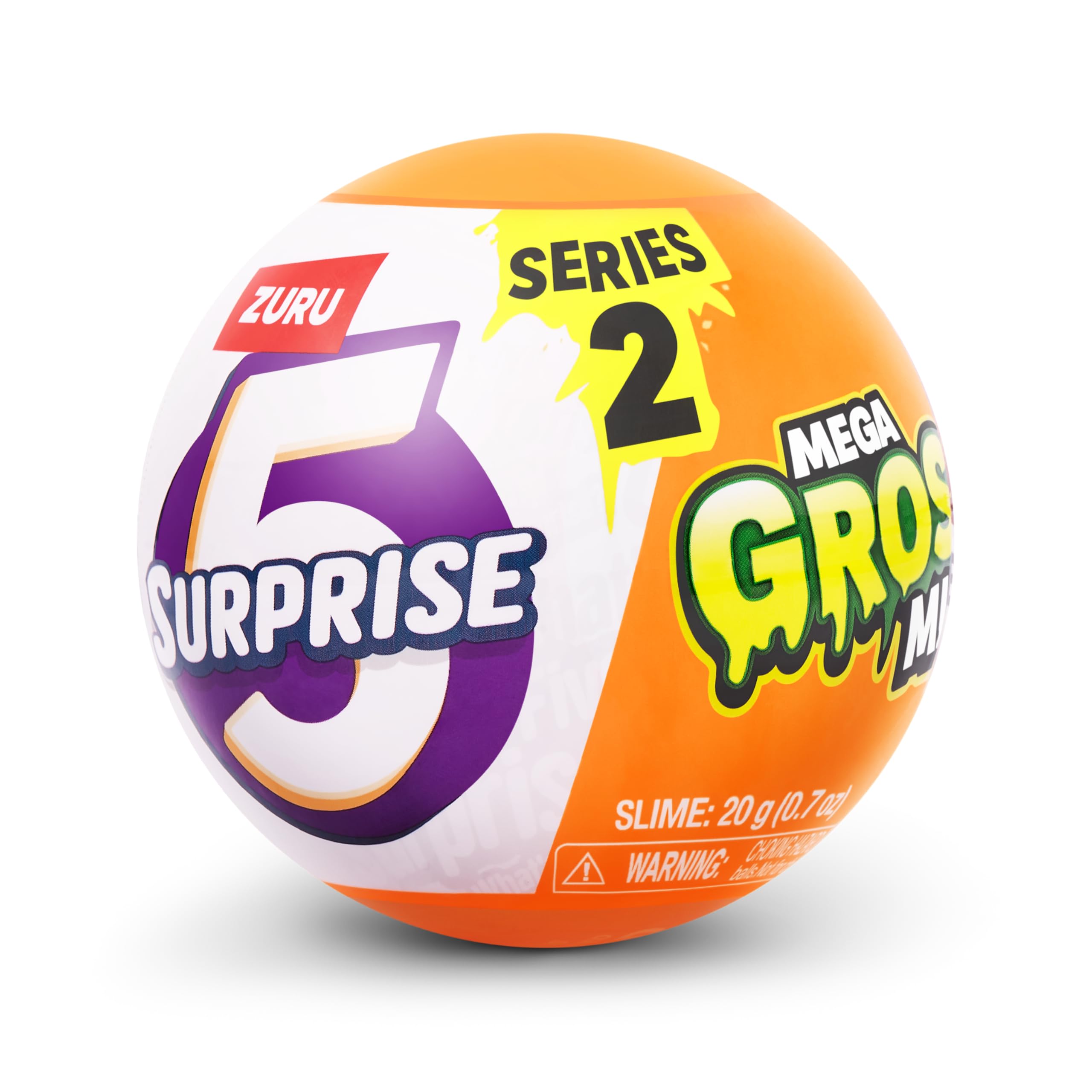 5 Surprise Mega Gross Minis Series 2 by ZURU Boys, Mystery, Collectible, Mini, Parody, Slime