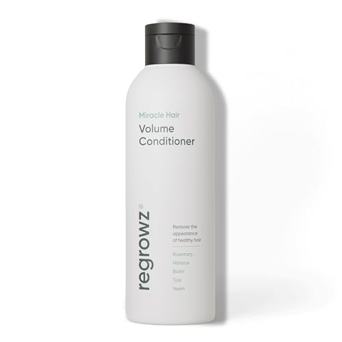 Regrowz Miracle Hair Volume Conditioner 7oz - For Fine,Thin Hair - Boost Shine & Thickness - Suitable for Men and Women - Hair Growth Repair Treatment with Biotin