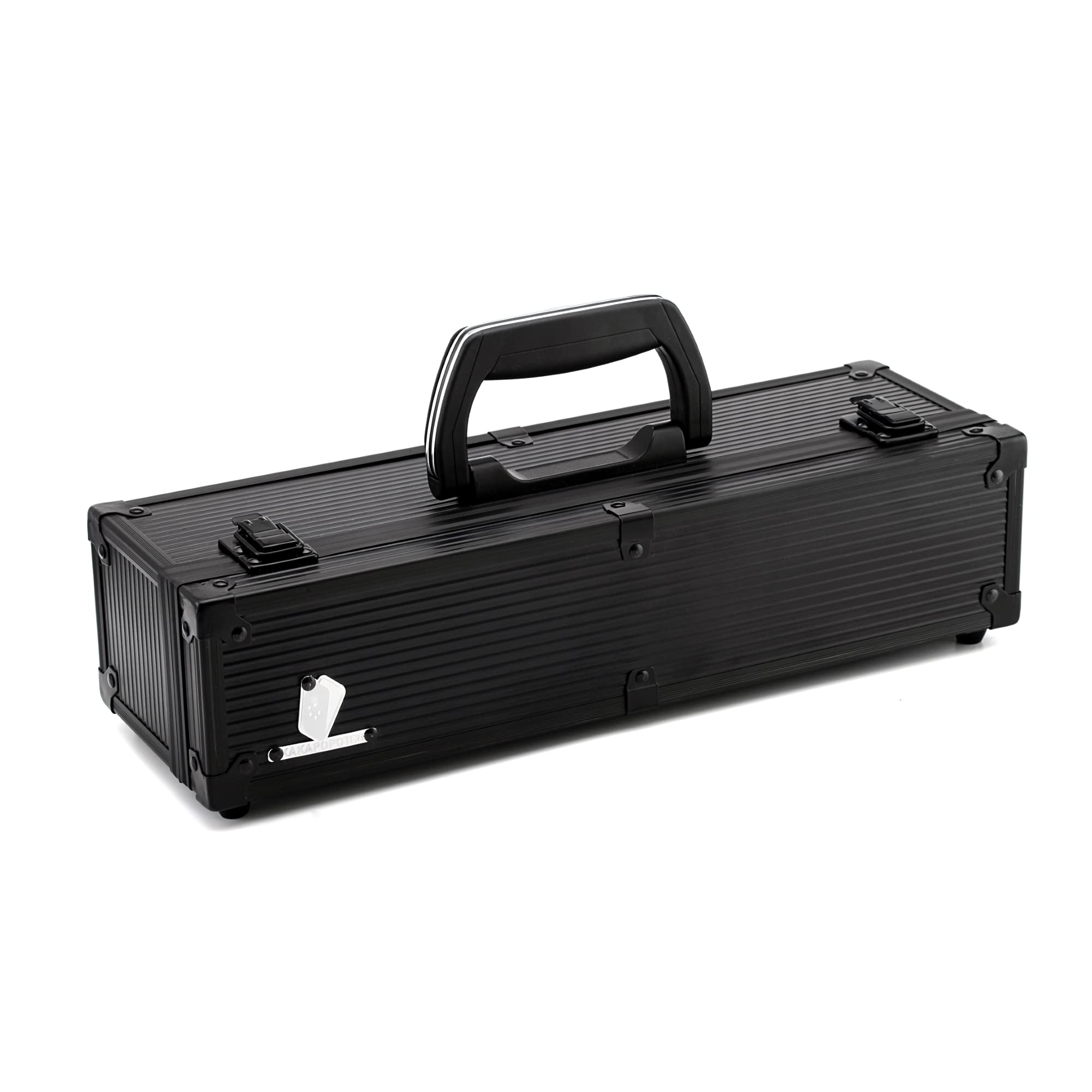 Black Metal Storage Case for TCG, Deck Box, MTG, Magic, FaB, Yugioh, Trading Cards, toploader, EDH, Commander, PTCG, TCG