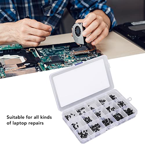 450Pcs M2 M2.5 M3 Laptop Notebook Computer Screws Kit, Flat Head Fastener Screws Set with Screwdriver, for Samsung, for HP, for Dell, for Sony, for Lenovo, etc