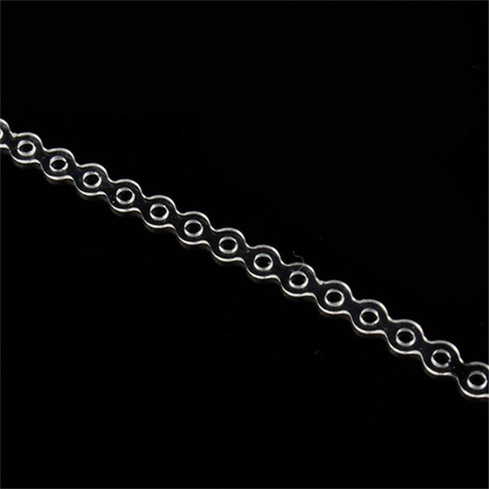 RZJZGZ Clear Dental Orthodontic Elastic Chain Power Chains Brace Orthodontic Spool Elastic Rubber Band (Short) …