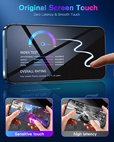 Benazcap Screen Protector for iPhone 14 pro 6.1'', Auto Dust-Elimination,Bubbles Free/Anti Scratch/9H+ Hardness Tempered Glass for iPhone 14 pro 6.1 Inch 2022, 2 Pack