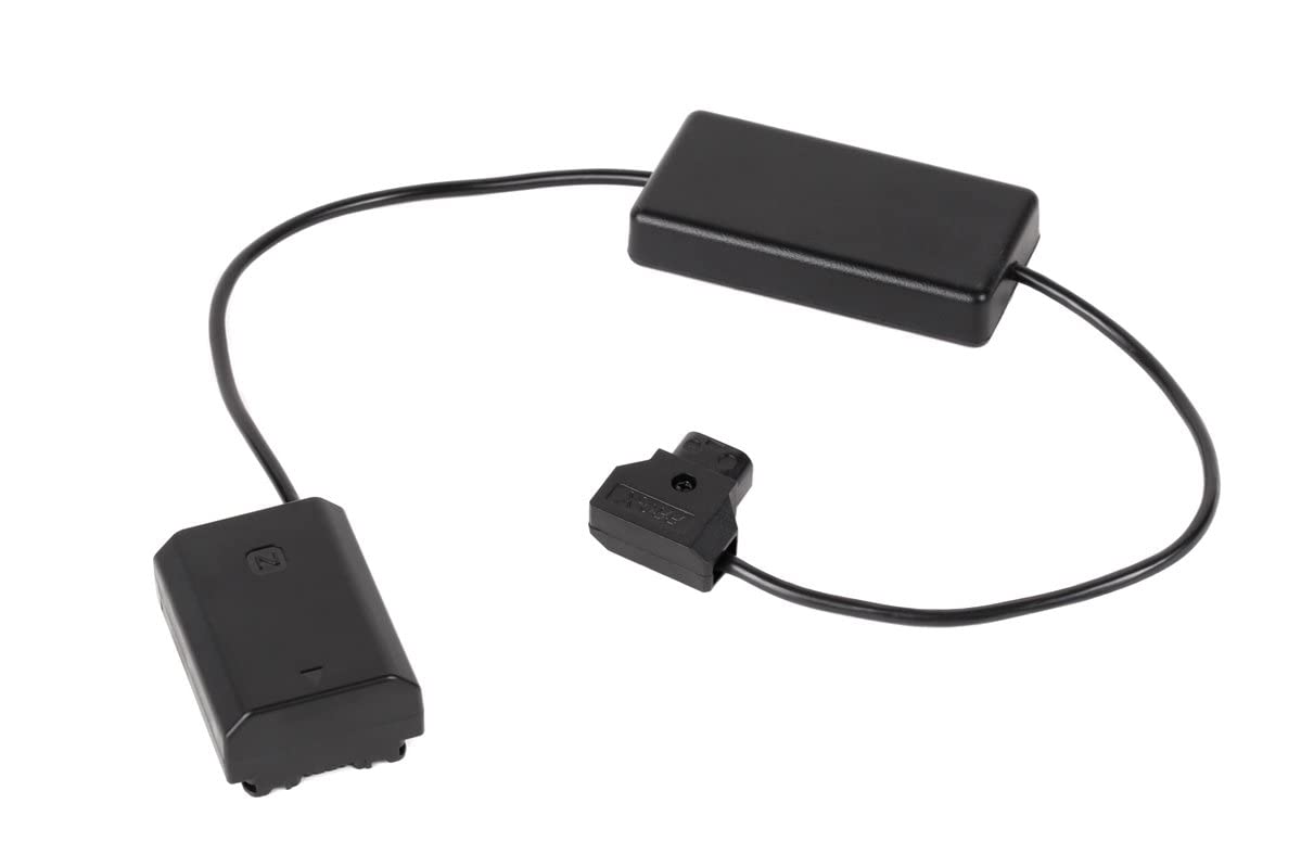 Anton/Bauer P-Tap Cable Compatible with Sony A9, A7rIII, A7sIII, Dummy NP-FZ100, 20 Inches Cable, Camera Charger, Charging Cable, Battery Charger