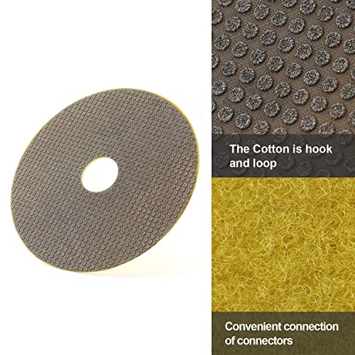 4" Electroplated Diamond Polishing Pads 60 Grit - Wet Dry Sanding Tile Stone Marble Granite Concrete Ceramics Glass
