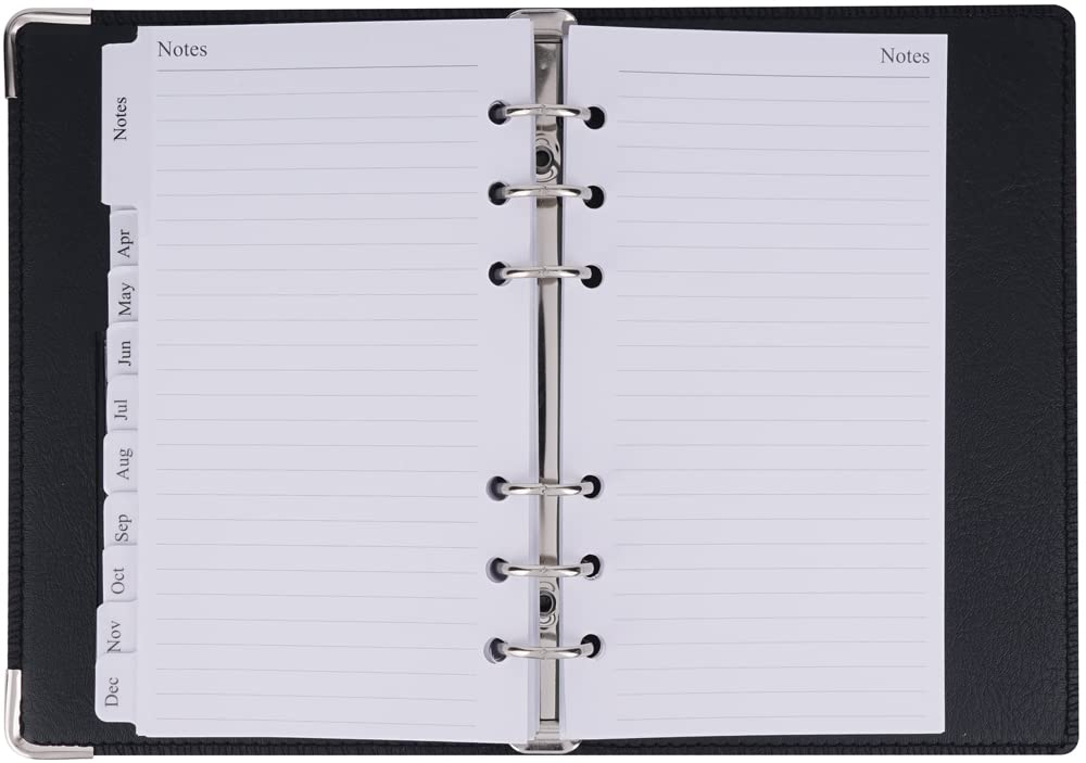 2023 Planner Refills Portable Size 3 - Monthly and Weekly with 6-Ring Binder, Compact/Personal Size